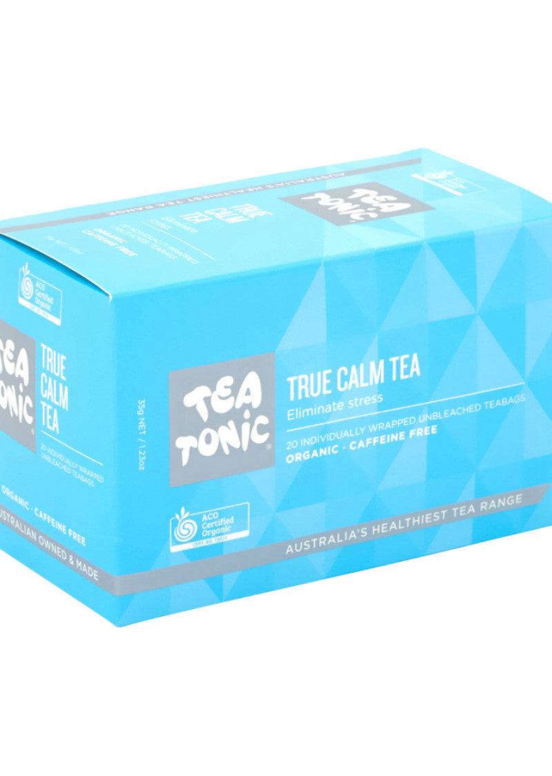 Tea Tonic Organic True Calm Tea x 20 Tea Bags – AustralianHealthFoods.com