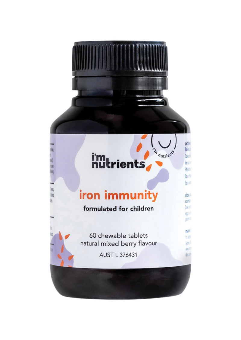 I'm Nutrients Iron Immunity Chewable 60t – AustralianHealthFoods.com