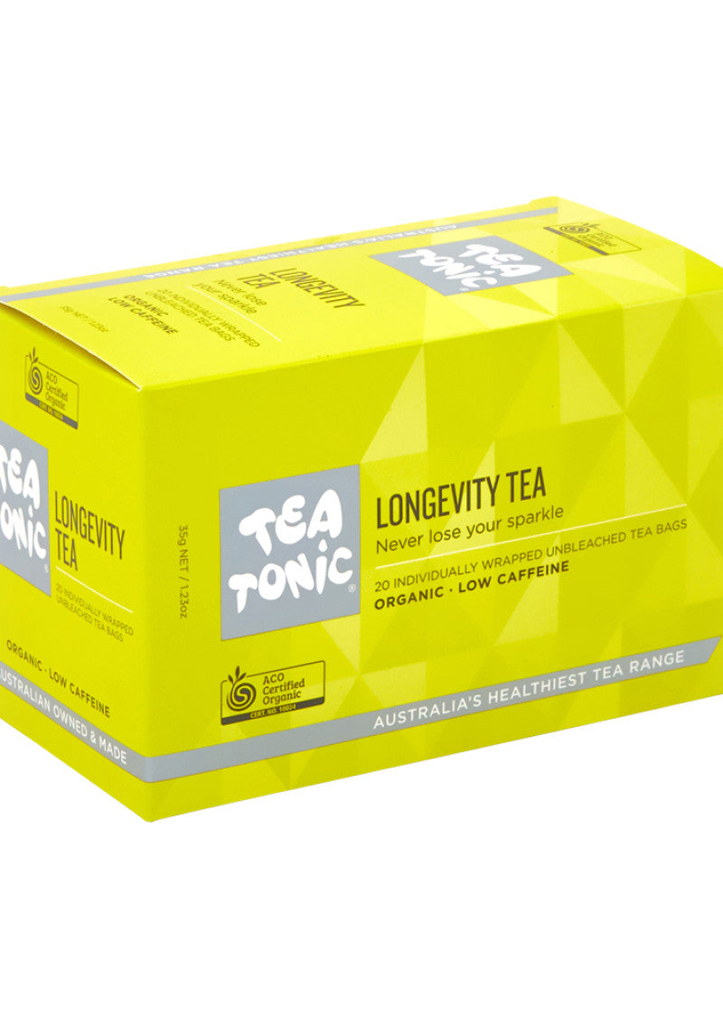 Tea Tonic Organic Longevity Tea x 20 Tea Bags – AustralianHealthFoods.com