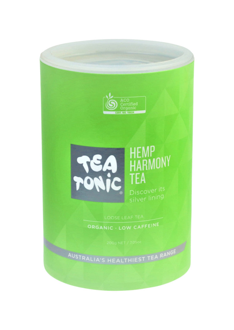 Tea Tonic Organic Hemp Harmony Tea Tube 200g – AustralianHealthFoods.com