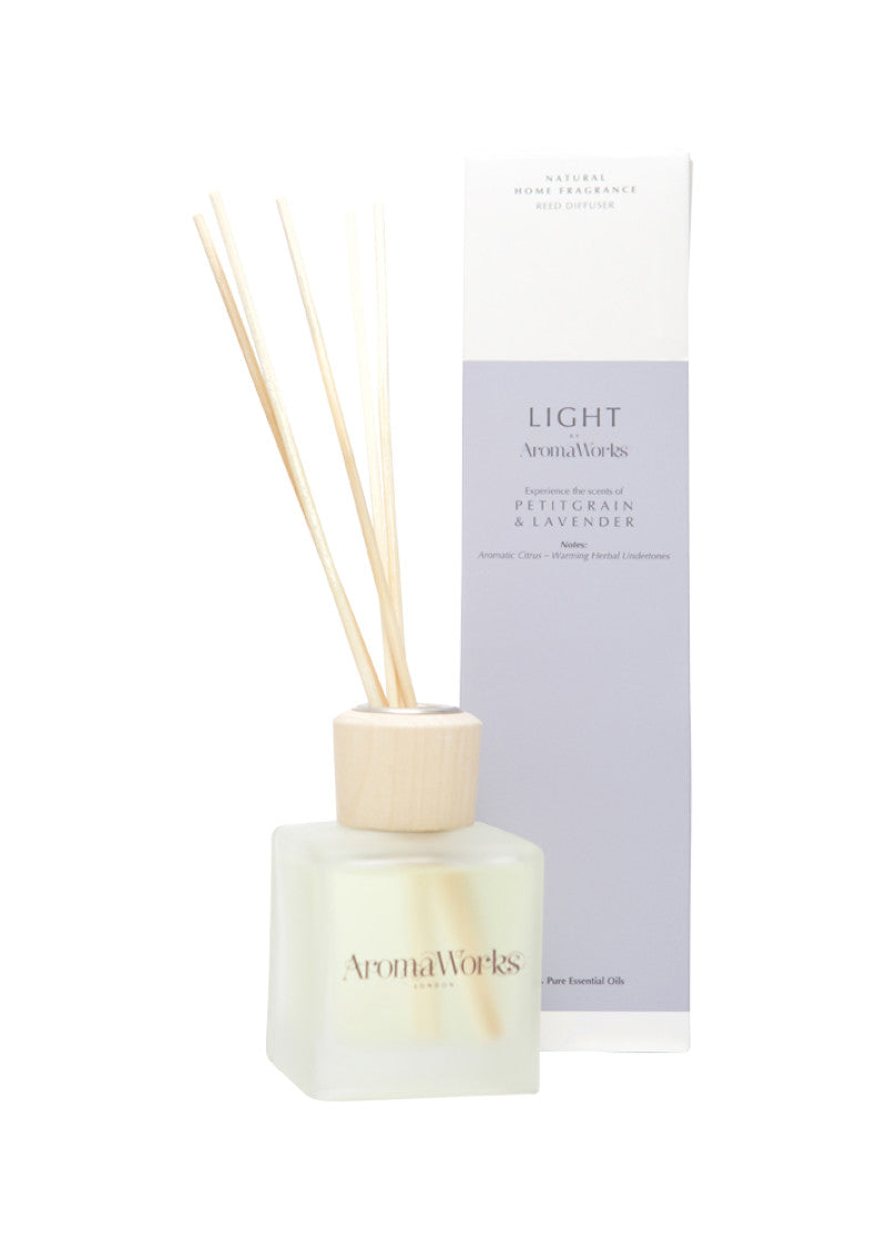 AromaWorks Light Reed Diffuser Petitgrain and Lavender 100ml ...