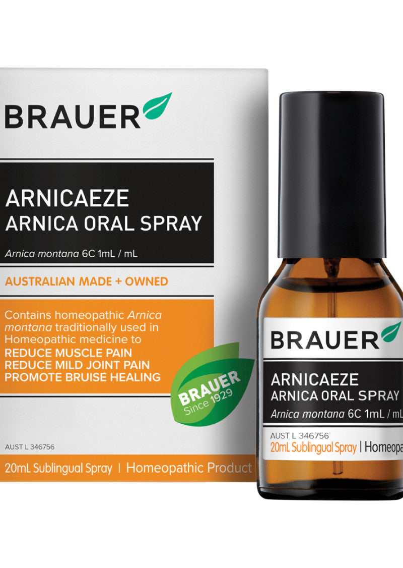 Arnicaeze Arnica Oral Spr 20ml Brauer – AustralianHealthFoods.com