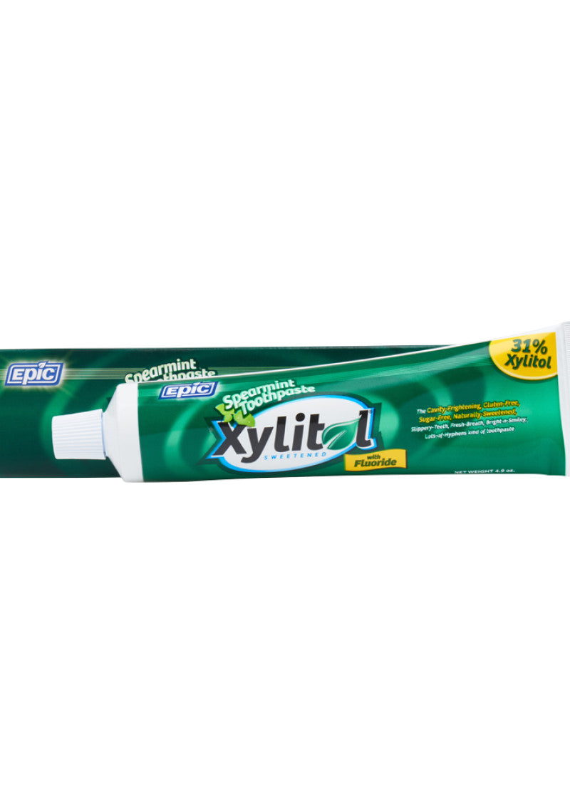Epic Toothpaste Xylitol Spearmint With Fluoride 4.9oz ...