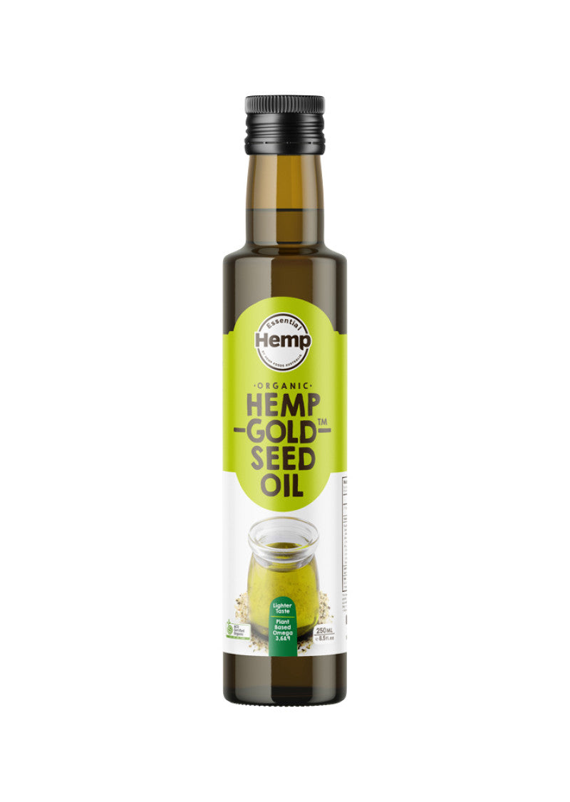 Essential Hemp Organic Hemp Seed Oil Gold 250ml – AustralianHealthFoods.com